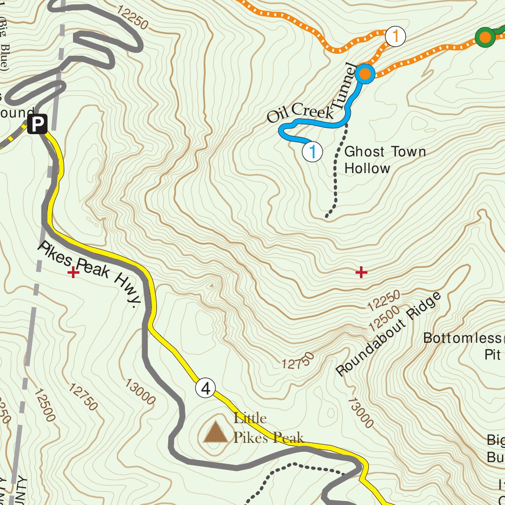 Trail Map #6, Pikes Peak Area, Pikes Peak Region Series by Pocket Pals ...