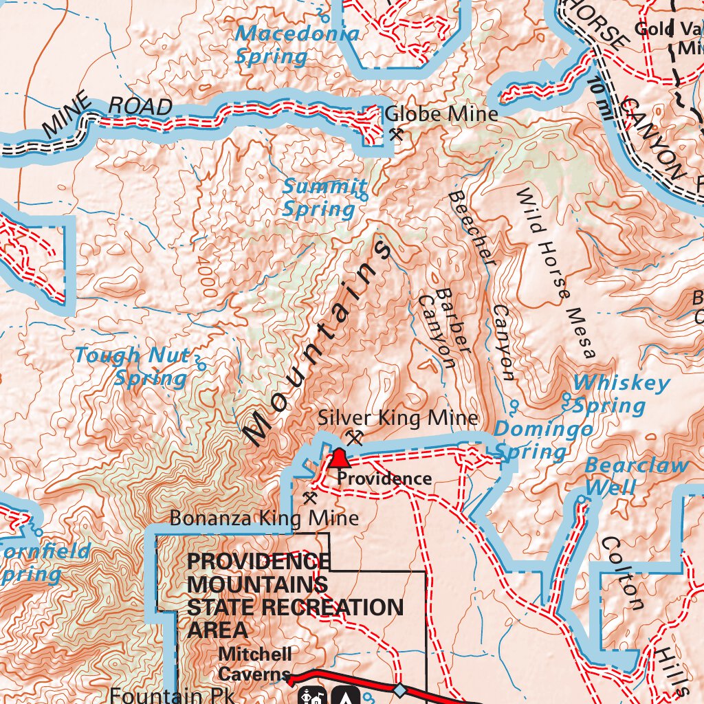 Mojave National Preserve Map by Tom Harrison Maps | Avenza Maps
