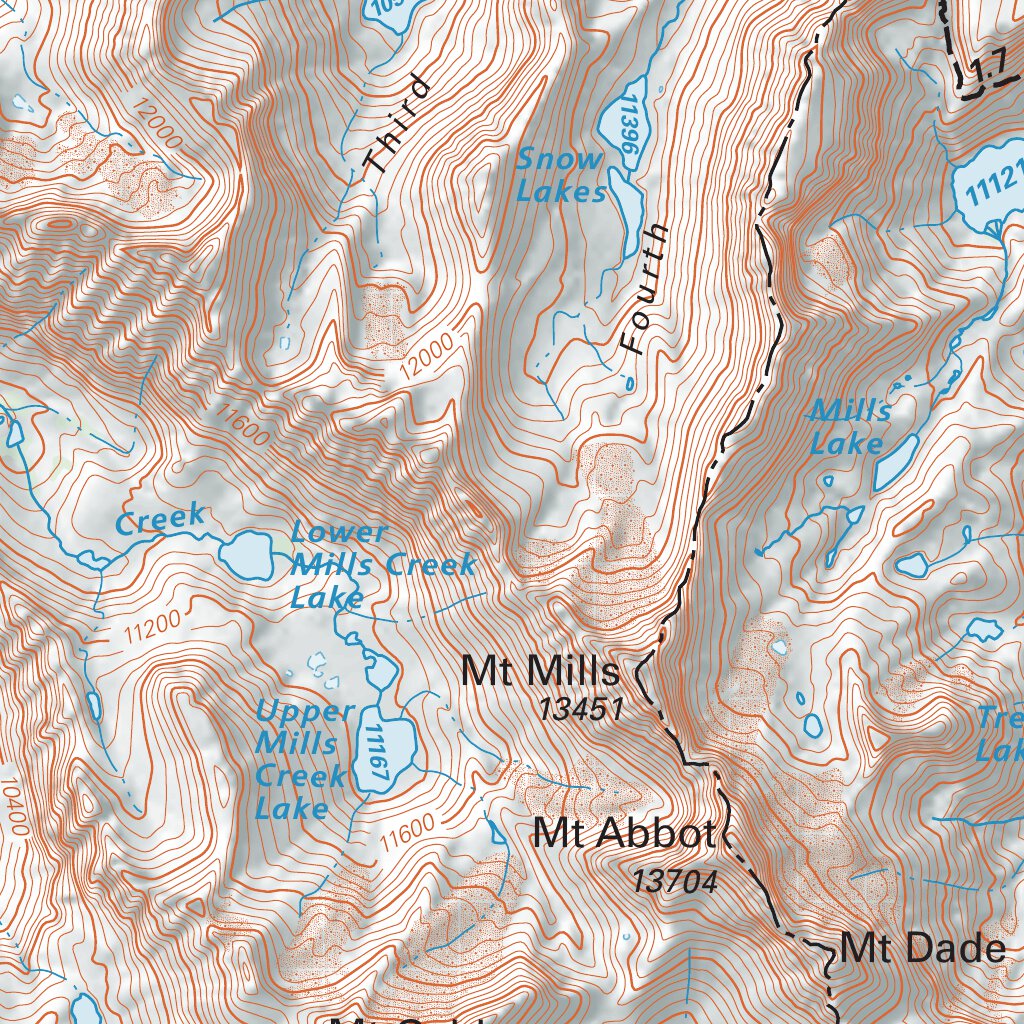 Mono Divide High Country Map by Tom Harrison Maps | Avenza Maps
