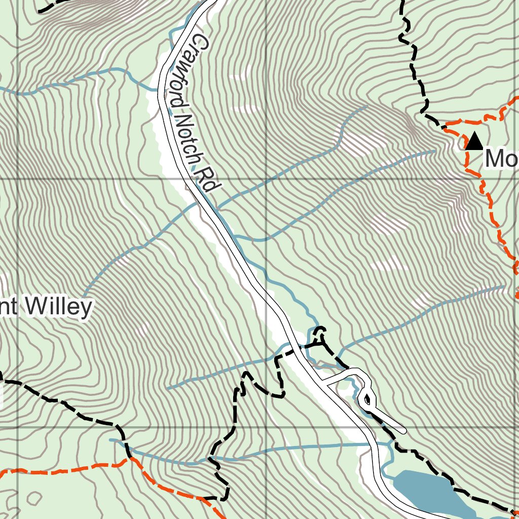 New Hampshire AT Trail Map #4: Crawford Notch by Eyes Up Adventures ...