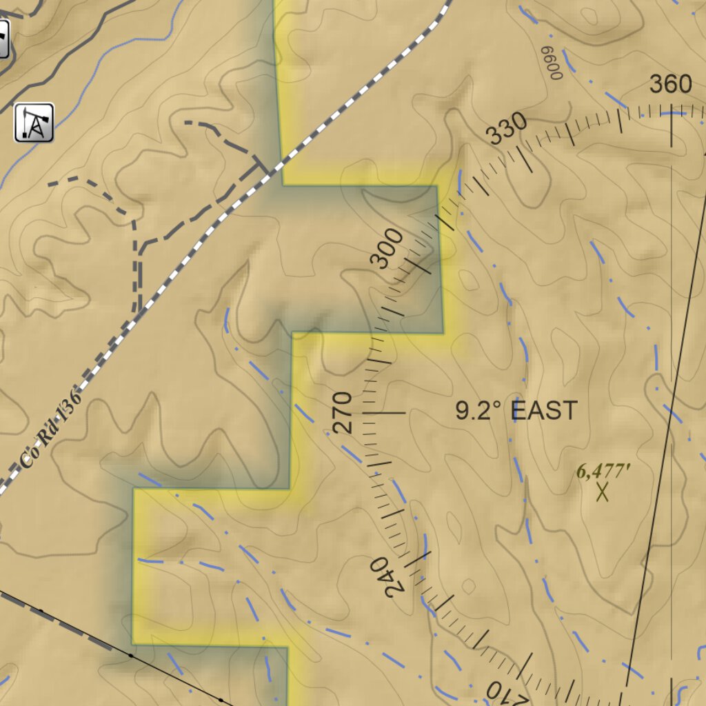 Pinkerton Mesa, Colorado 7.5 Minute Topographic Map - Color Hillshade ...