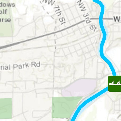 Mississippi Water Trail - Kiwanis Park to Crow Wing State Park Map by ...