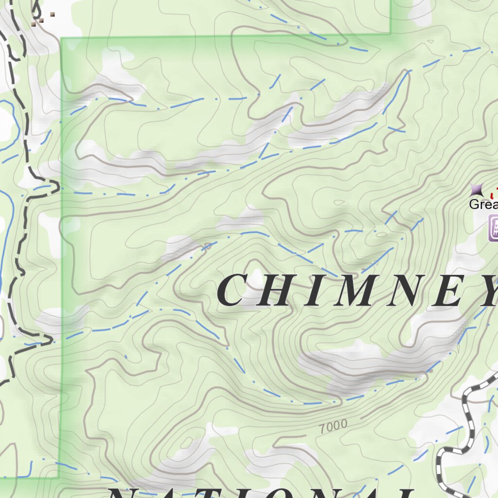 Chimney Rock, Colorado 7.5 Minute Topographic Map by Apogee Mapping ...