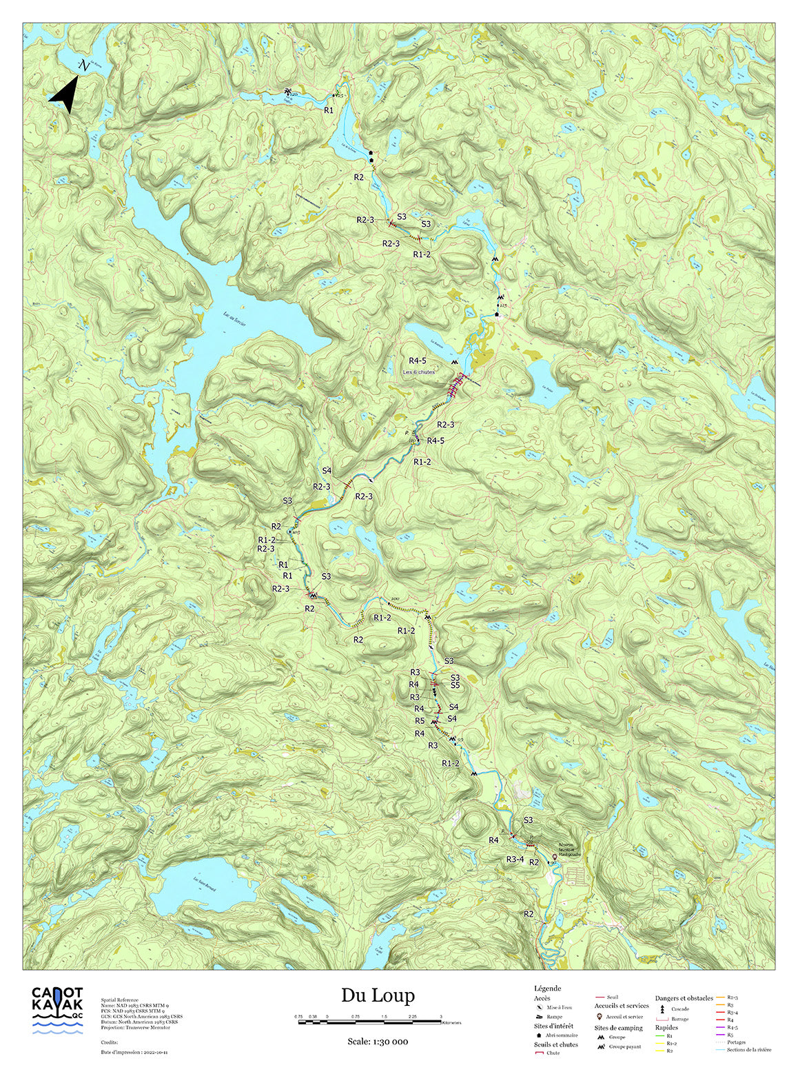 Du Loup Map by Canot Kayak Quebec | Avenza Maps