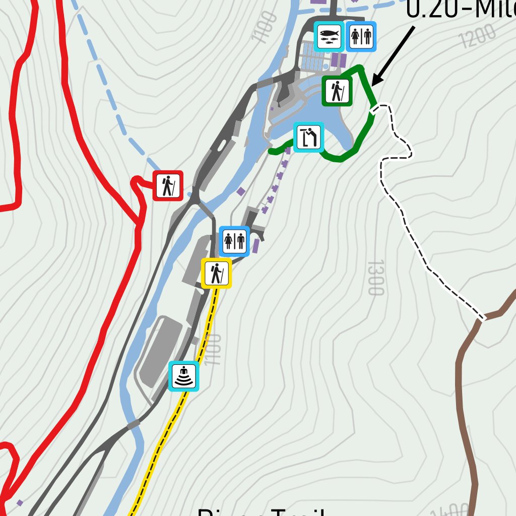Roaring River State Park Public Hiking Map by Roaring River State Park ...