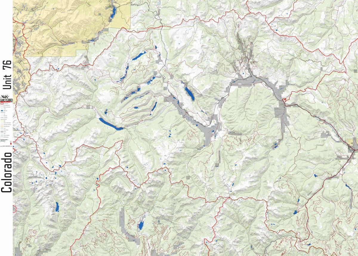 Colorado Unit 76 Map by Game Planner Maps | Avenza Maps