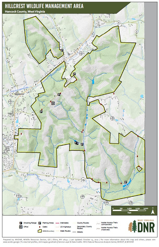 WVDNR District 1 WMA Maps - Bundle Map by WV Division of Natural ...