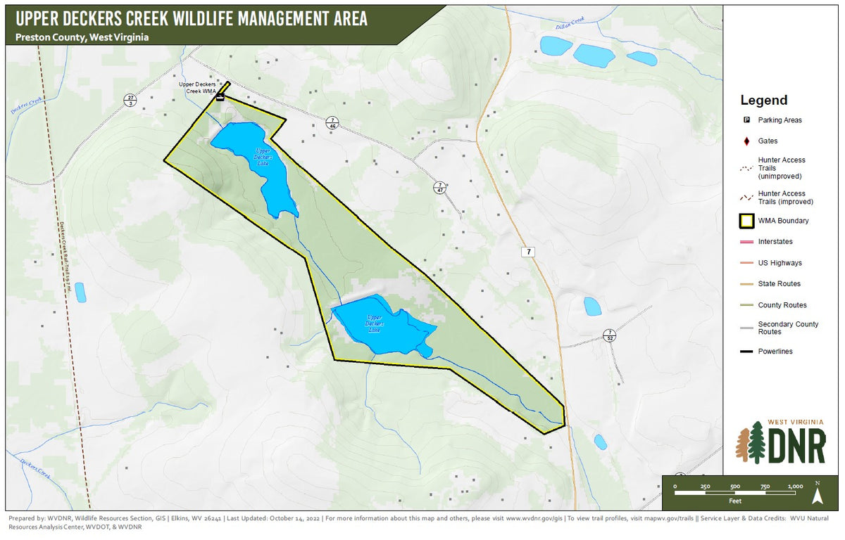 WVDNR District 1 WMA Maps - Bundle Map by WV Division of Natural ...