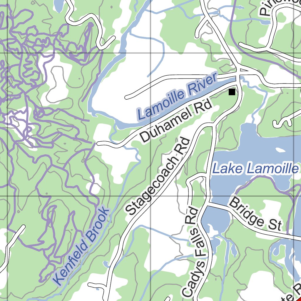 The Catamount Trail Section 9: Lake Lamoille Map by Eyes Up Adventures ...