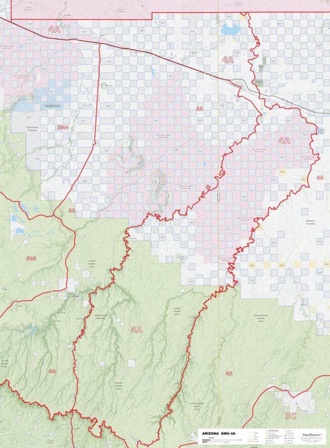Arizona GMU 4A - Hunt Arizona Map by Map the Xperience | Avenza Maps