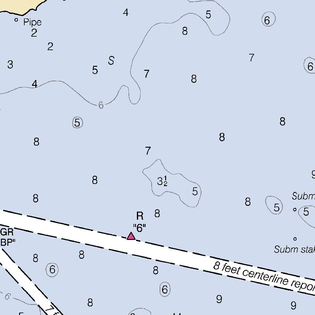 Potomac River Dahlgren And Vicinity Map by National Oceanographic ...