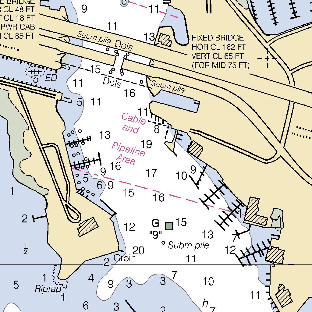 Kent Island Narrows Map by National Oceanographic & Atmospheric ...