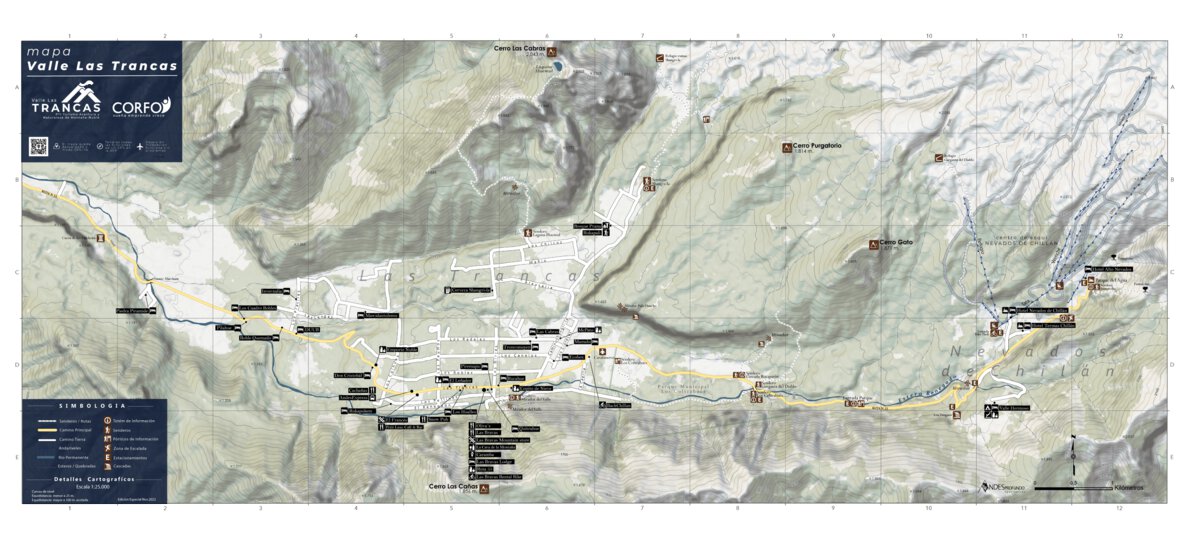 VALLE LAS TRANCAS Map by Andes Profundo | Avenza Maps