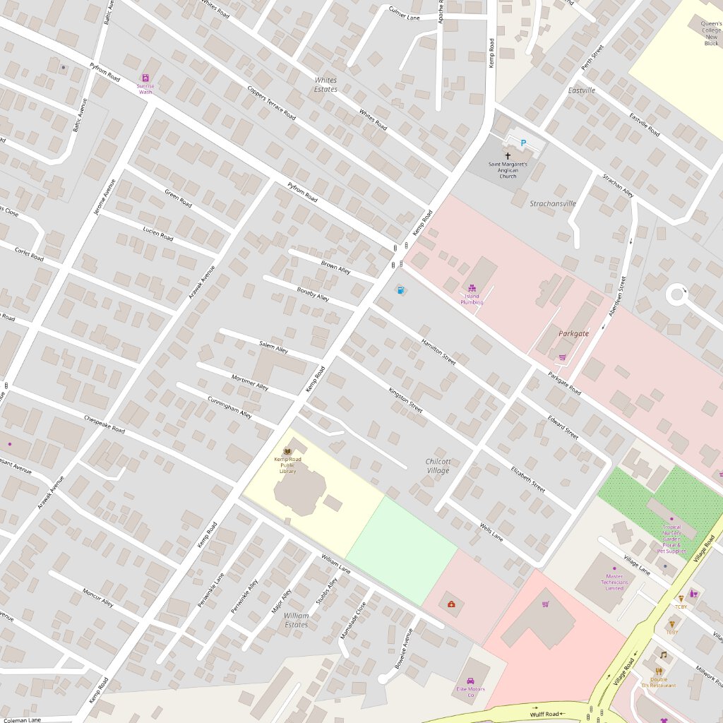 New Providence, Bahamas - Bus Route 1A Map by Bahama Atlas | Avenza Maps