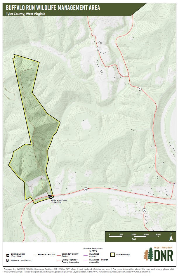 WVDNR District 6 WMA Maps - Bundle Map by WV Division of Natural ...