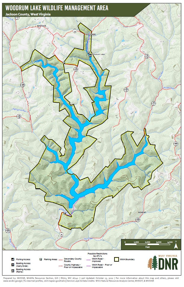 WVDNR District 6 WMA Maps - Bundle Map by WV Division of Natural ...