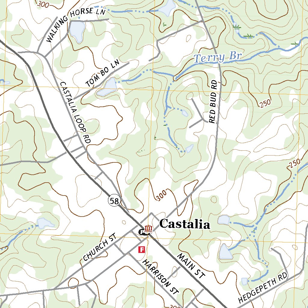 Castalia, NC (2022, 24000-Scale) Map by United States Geological Survey ...