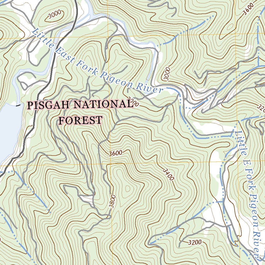 Waynesville, NC (2022, 24000-Scale) Map by United States Geological ...