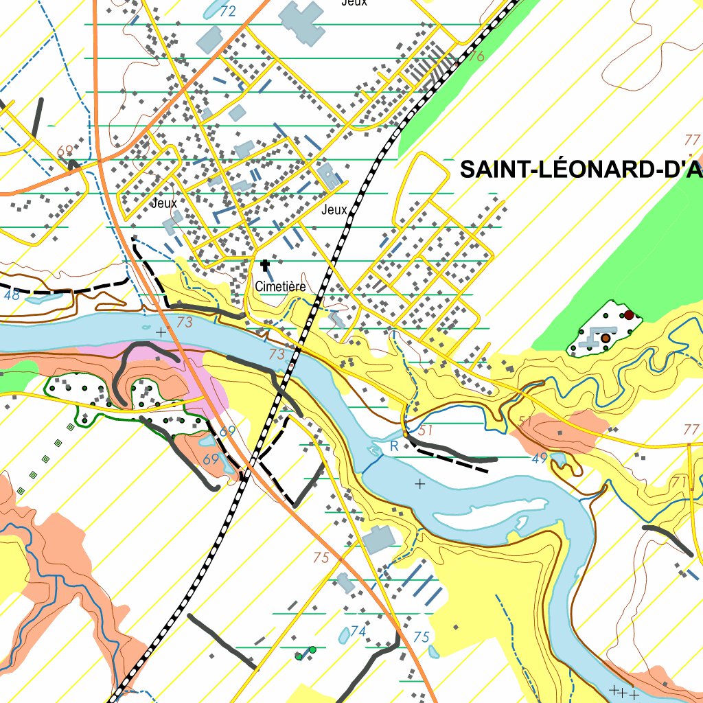 SAINT-LEONARD-D'ASTON Map by GPS Quebec inc. | Avenza Maps