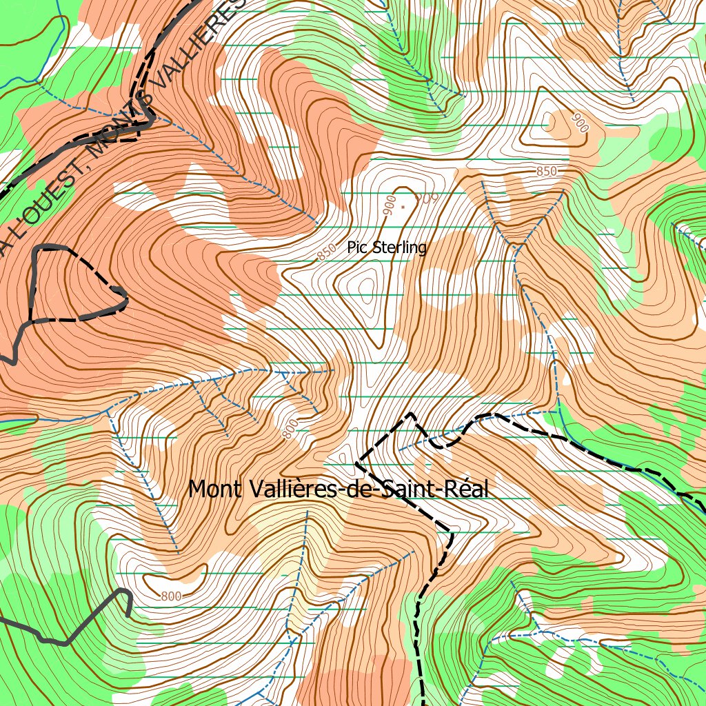 MONT ALBERT Map by GPS Quebec inc. | Avenza Maps