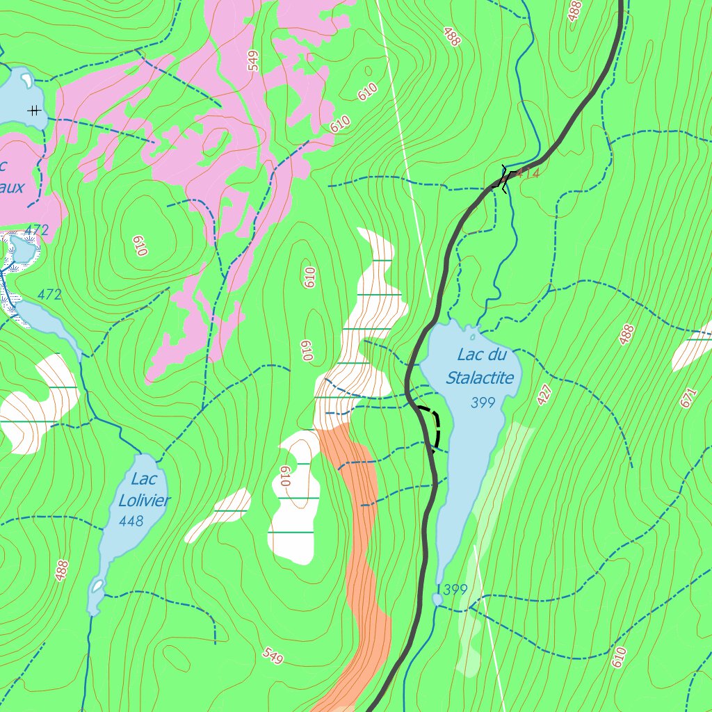 LAC ROND Map by GPS Quebec inc. | Avenza Maps