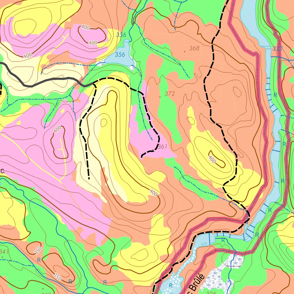 LAC BRULE Map by GPS Quebec inc. | Avenza Maps