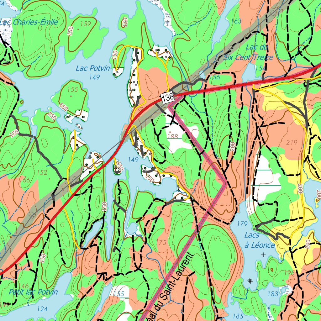 LAC CASTELNAU Map by GPS Quebec inc. | Avenza Maps