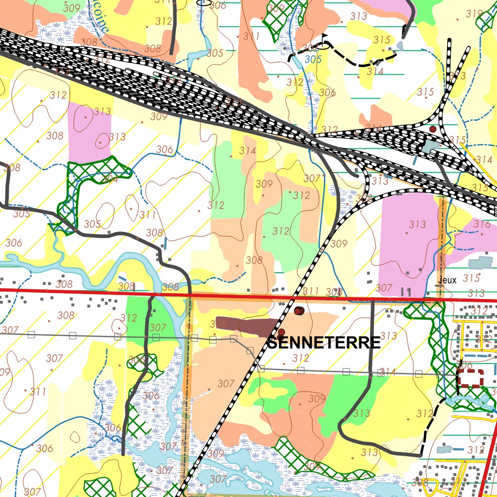 SENNETERRE Map by GPS Quebec inc. | Avenza Maps