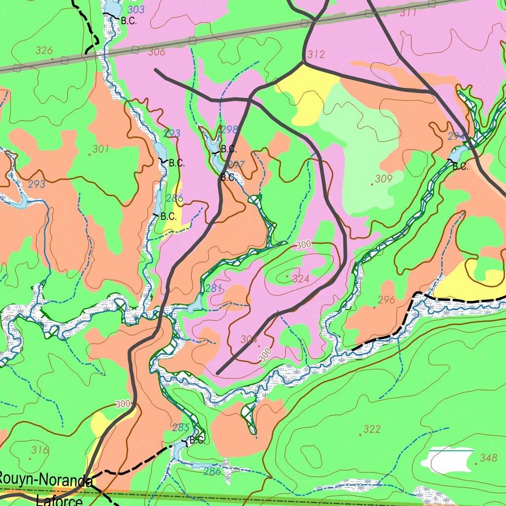 LAC SIMARD Map by GPS Quebec inc. | Avenza Maps