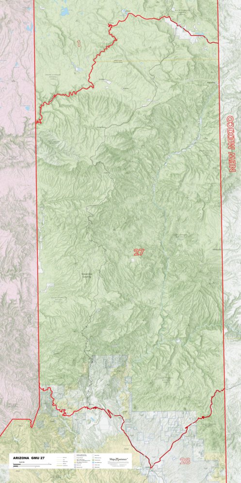 Arizona GMU 27 - Hunt Arizona Map by Map the Xperience | Avenza Maps
