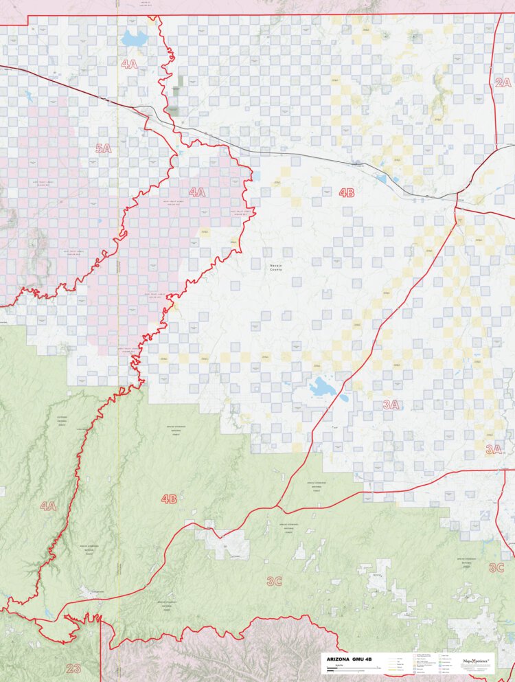 Arizona GMU 4B - Hunt Arizona Map by Map the Xperience | Avenza Maps