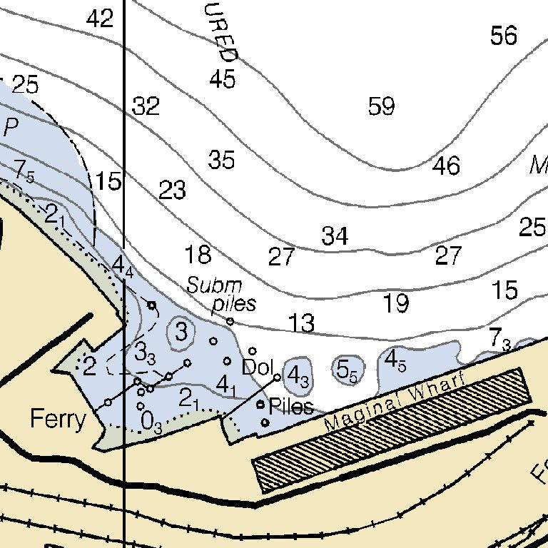 Port Of Whittier Map by National Oceanographic & Atmospheric ...