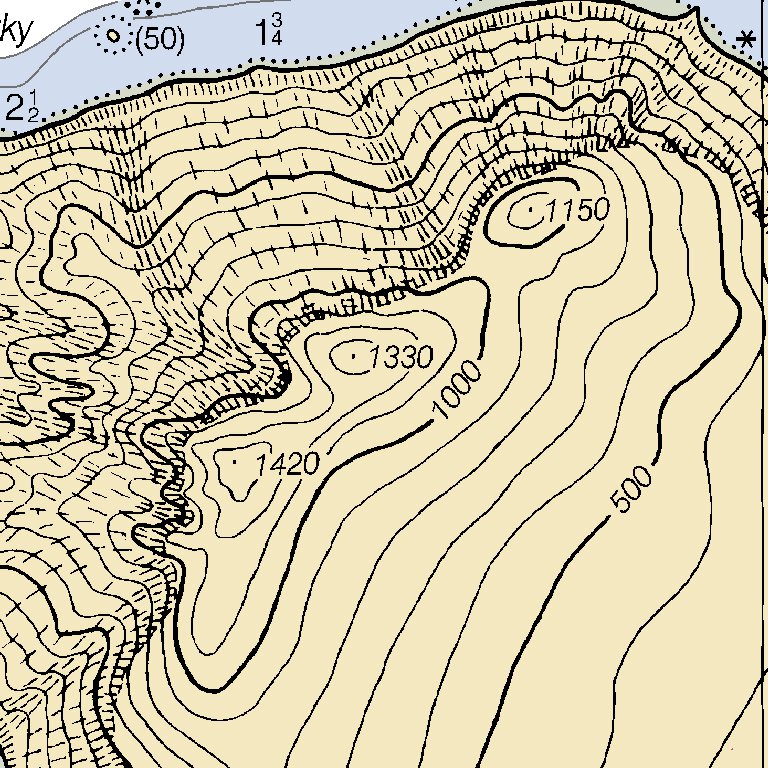 Kodiak Isl Bays And Anchorages Karluk Anchorage Map by National ...