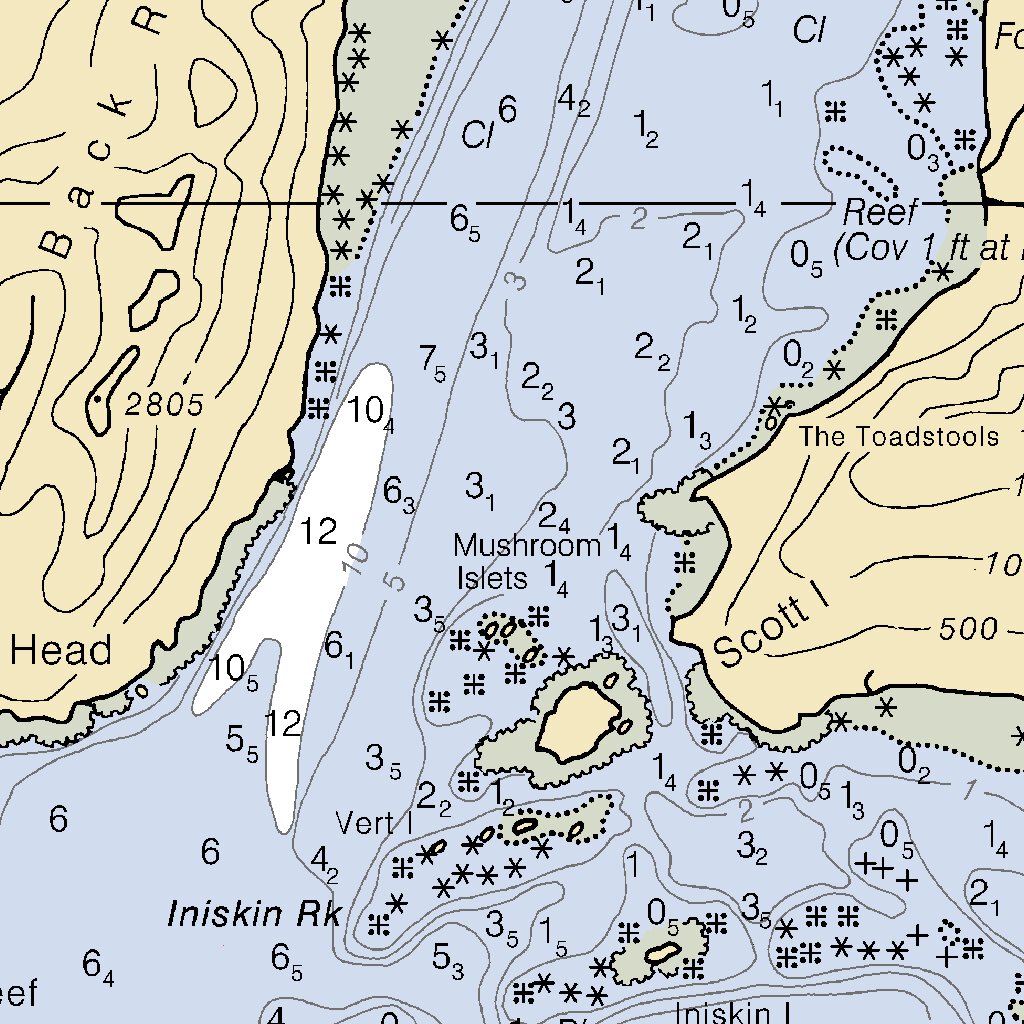 Kamishak Bay Cook Inlet Map by National Oceanographic & Atmospheric ...