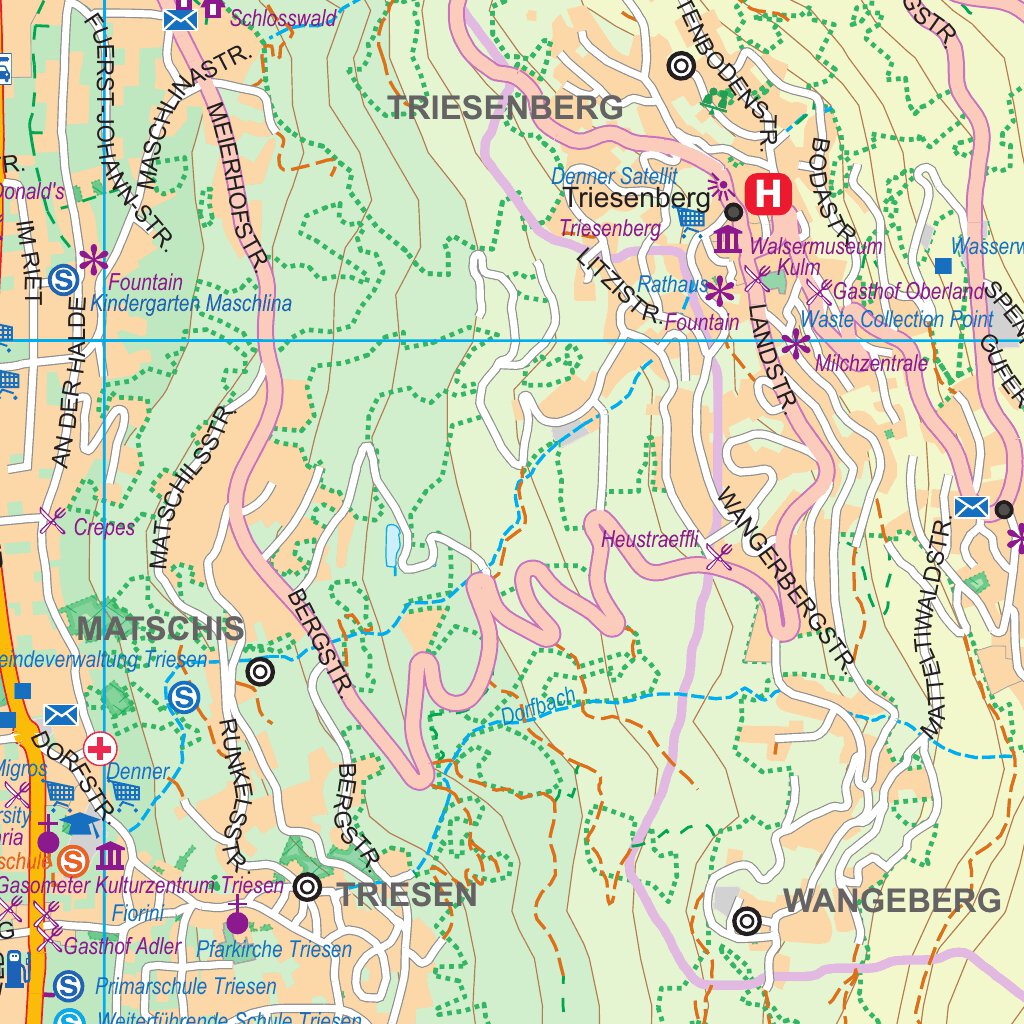 Liechtenstein 1:26,000 - ITMB Map by ITMB Publishing Ltd. | Avenza Maps