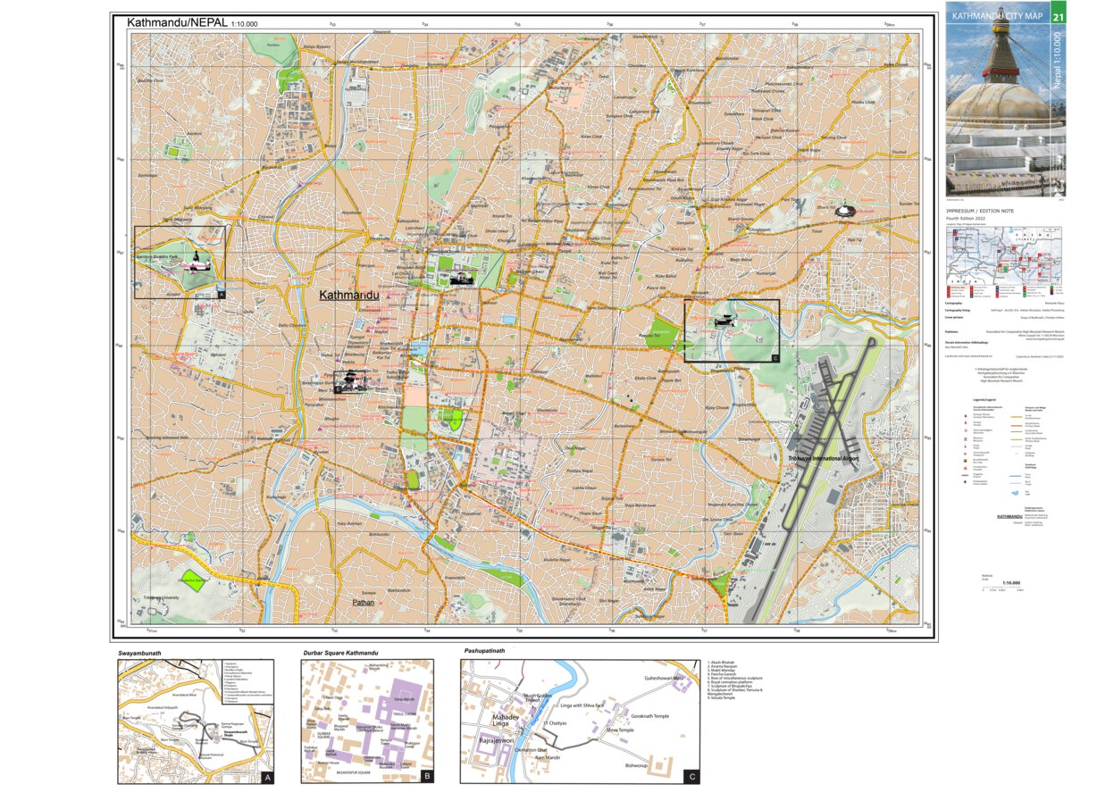 14 Kathmandu CITY Map 2022 by MyOwn | Avenza Maps