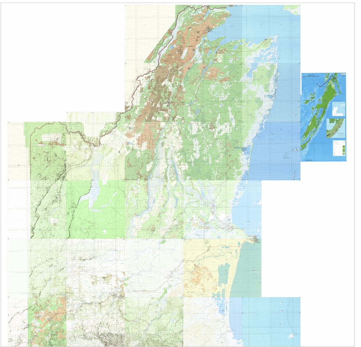 Belize North Topographic Map by GoTrekkers Ltd | Avenza Maps