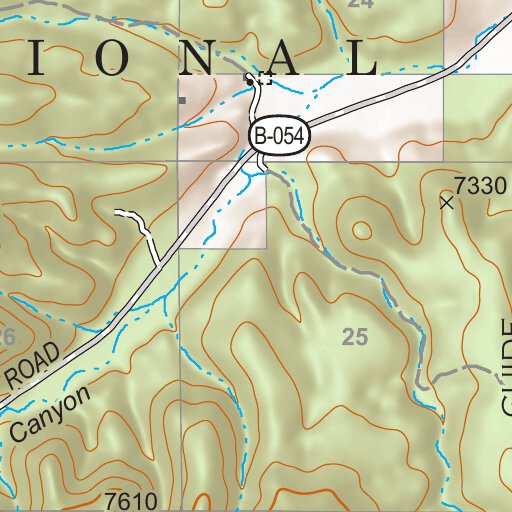 Gila National Forest Quadrangle Map: pg 37 Salvation Peak by US Forest ...