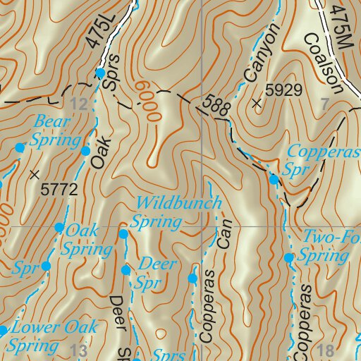 Gila National Forest Quadrangle Map: pg 66 Maple Peak by US Forest ...