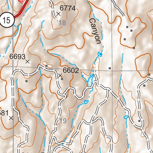 Gila National Forest Quadrangle Map: pg 114 Fort Bayard by US Forest ...