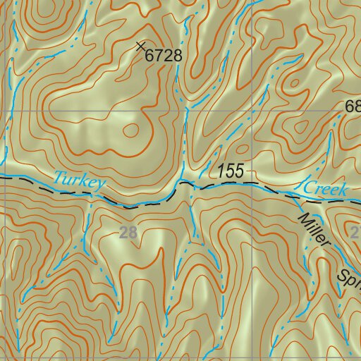 Gila National Forest Quadrangle Map: pg 83 Diablo Range by US Forest ...