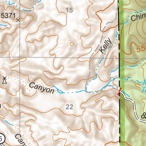 Gila National Forest Quadrangle Map: pg 120 Bullard Peak by US Forest ...