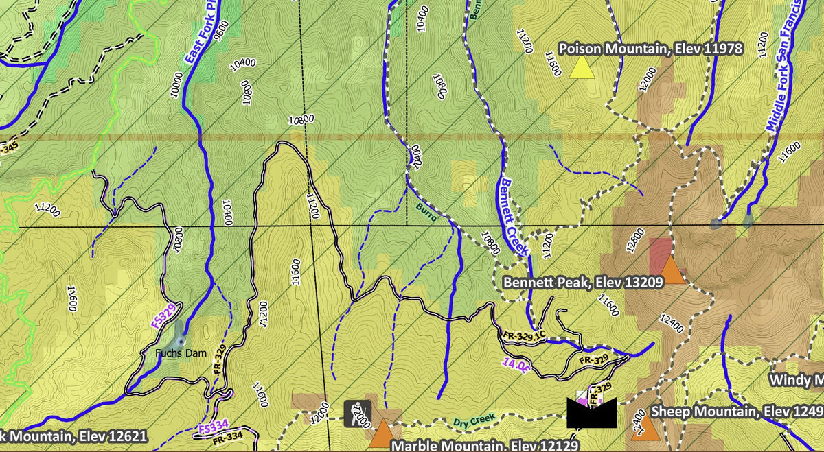 Del Norte, CO - Exploration Map for Sightseeing by 3D Geologic Mapping ...
