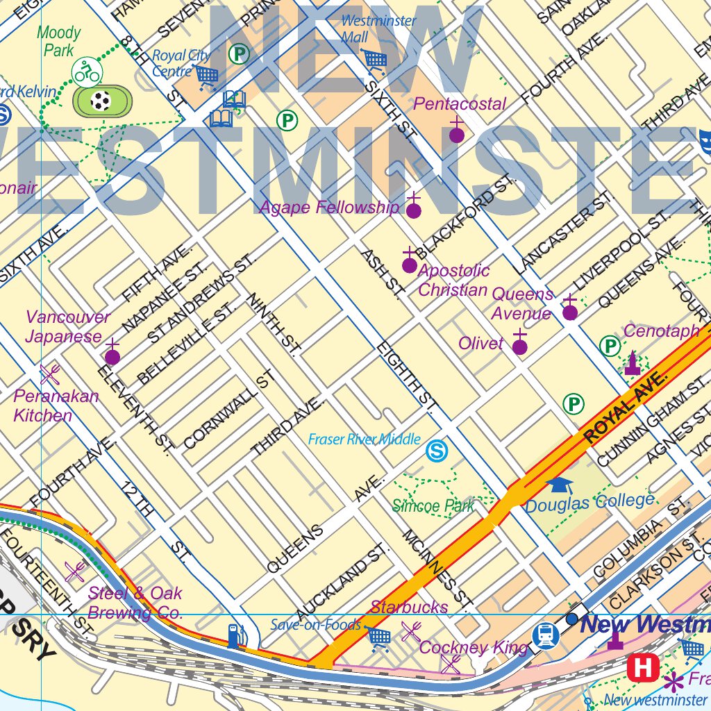 Burnaby 1:20,000 - ITMB Map by ITMB Publishing Ltd. | Avenza Maps