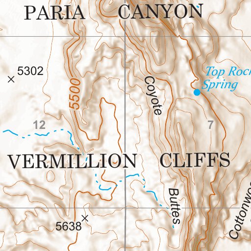 Kaibab National Forest Quadrangle Map Atlas: pg 03 Coyote Buttes by US ...