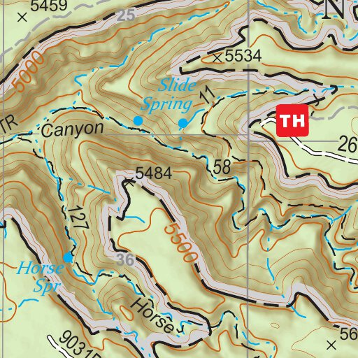 Kaibab National Forest Quadrangle Map Atlas: pg 08 Gunsight Point by US ...