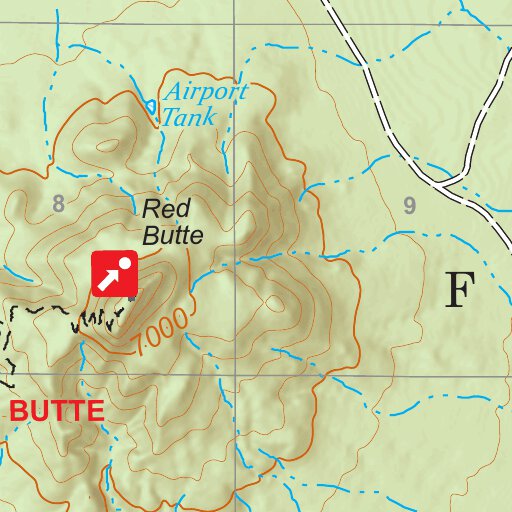 Kaibab National Forest Quadrangle Map Atlas: pg 53 Red Butte by US ...