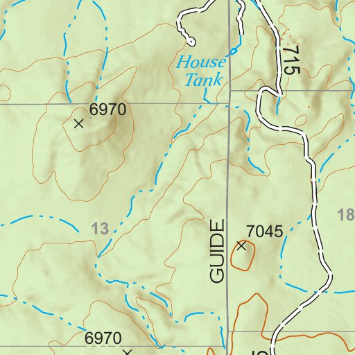 Kaibab National Forest Quadrangle Map Atlas: pg 62 Ebert Mountain by US ...
