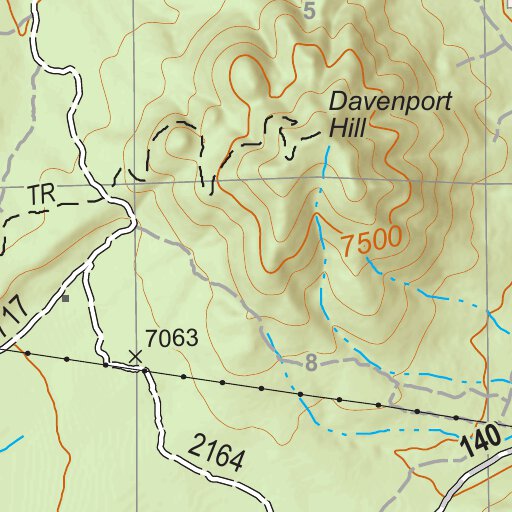 Kaibab National Forest Quadrangle Map Atlas: pg 80 Davenport Hill by US ...