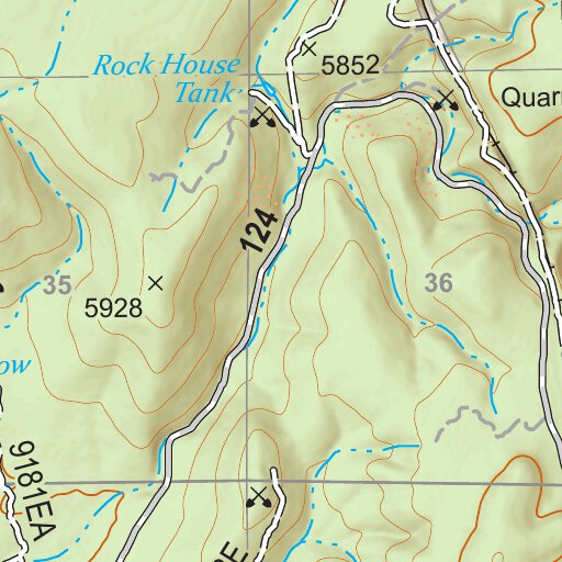 Kaibab National Forest Quadrangle Map Atlas: pg 71 Fitzgerald Hill by ...